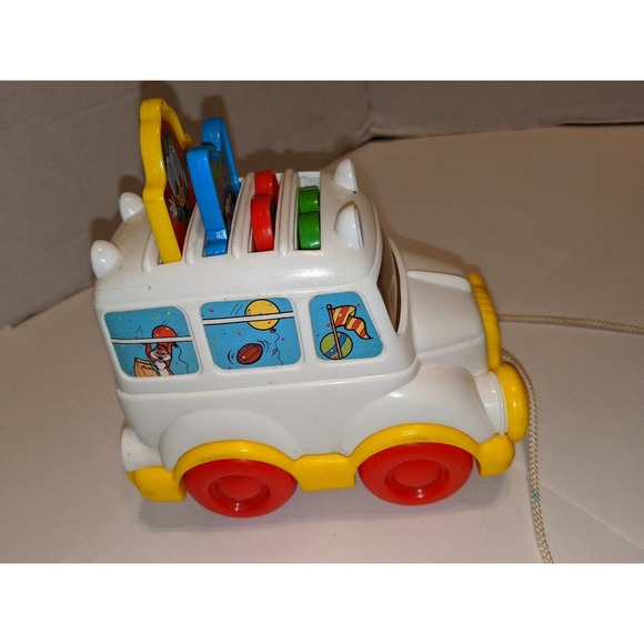 Fisher-Price | Toys | Rare Vintage 98s Disney Pushpull Car With Moving ...